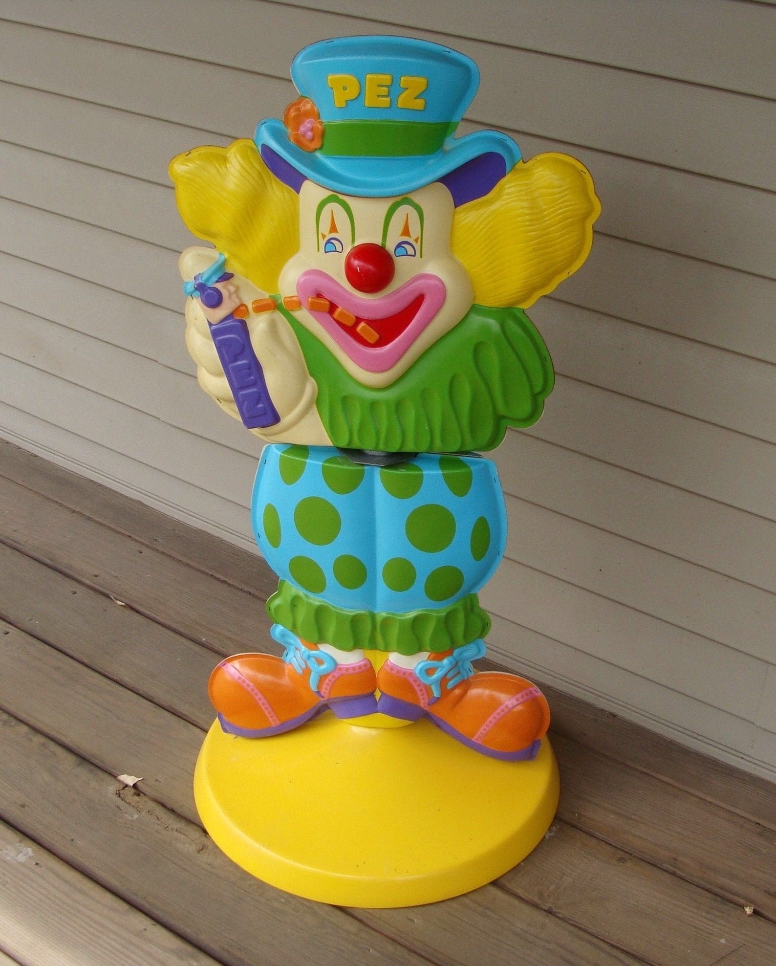 Vintage Peter Pez Store Display 3 D Stand-Up Clown Head & | Etsy