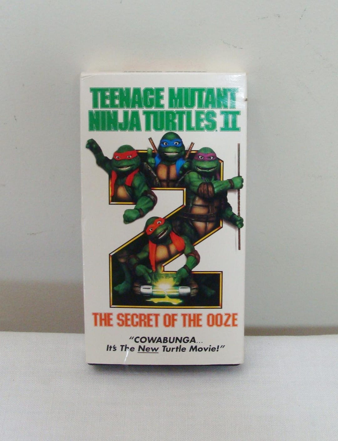 Vintage Teenage Mutant Ninja Turtles 2 the Secret of the Ooze VHS Tape ...
