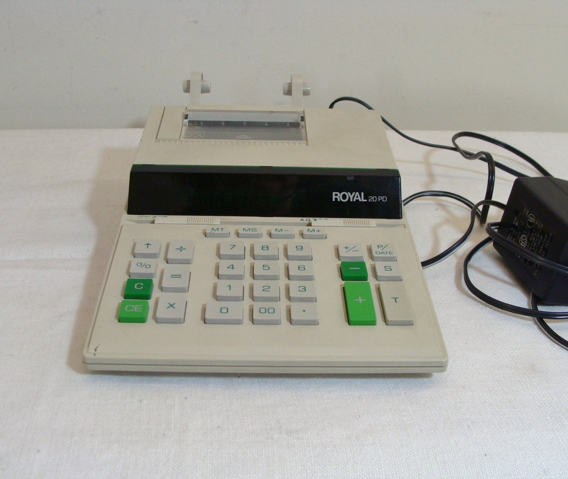 Vintage Royal 20PD Desktop Calculator | Etsy