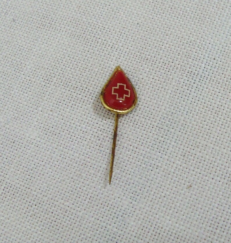 Vintage Lot of 2 Blood Donor Pins - Etsy