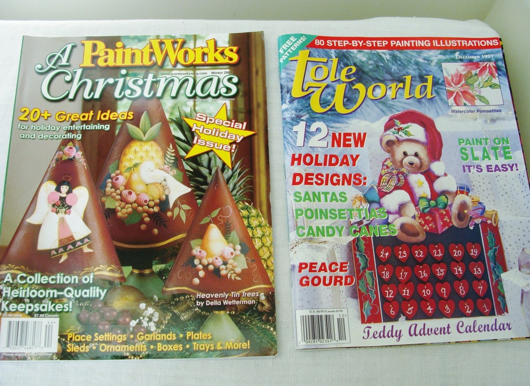 Vintage Tole World & Paintworks Tole Painting Instruction Magazines - Etsy