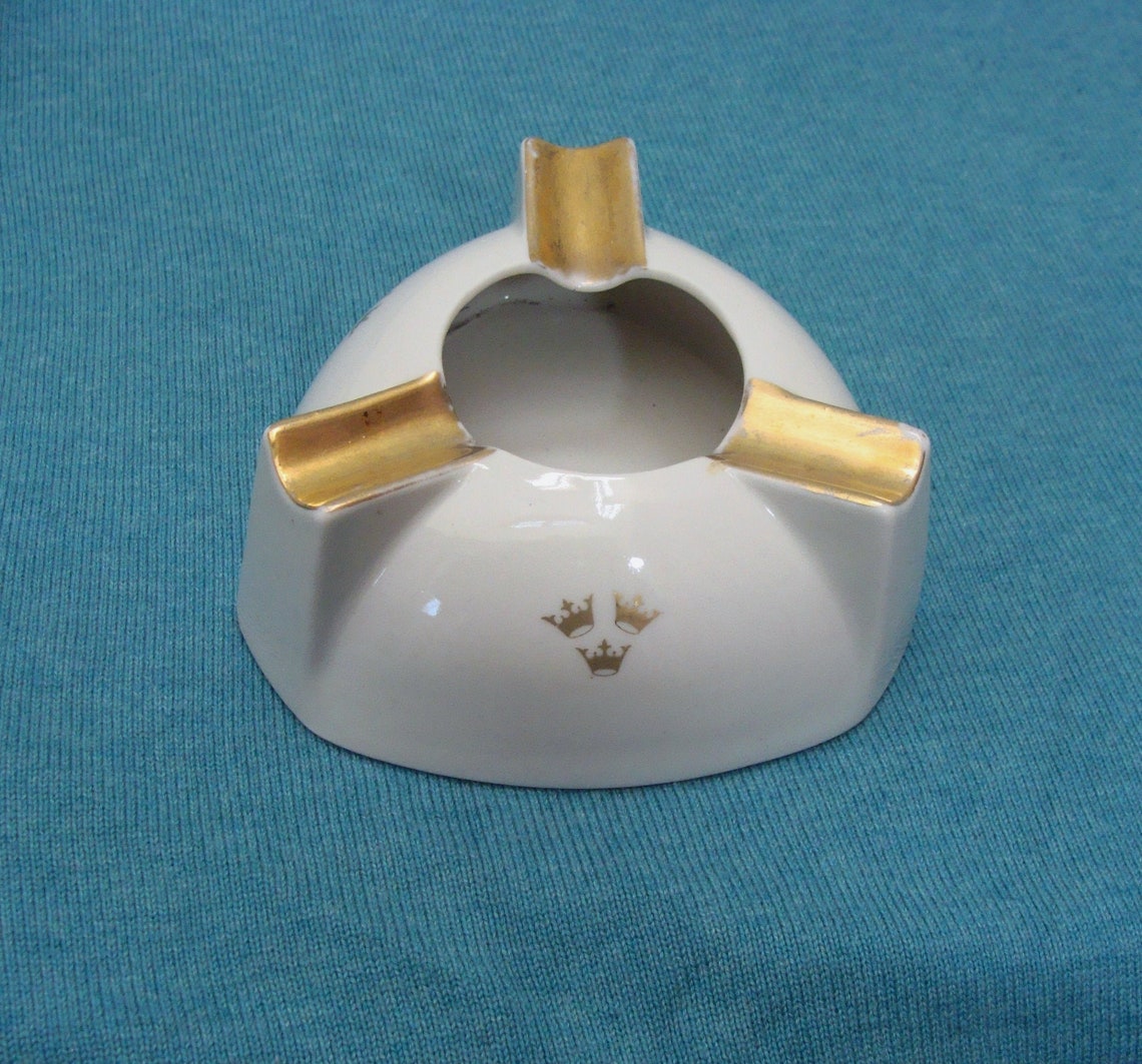 Vintage Swedish American Line Ashtray - Etsy
