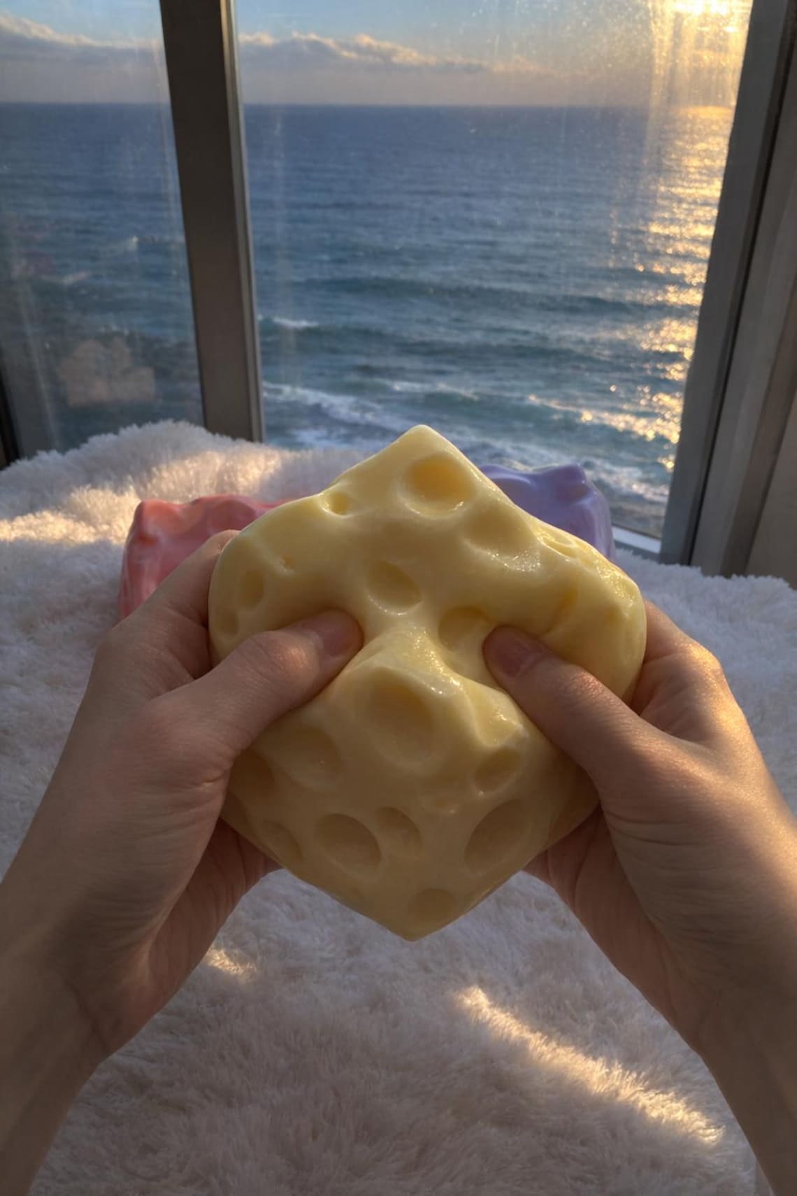 Viral Jumbo Cheese Squishy | Tiktok Trending Stress Relief Toy | Soft ...
