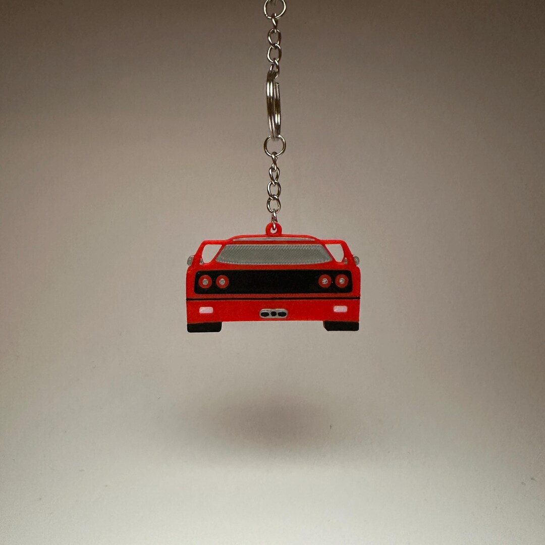 Ferrari F40 Keychain - Etsy