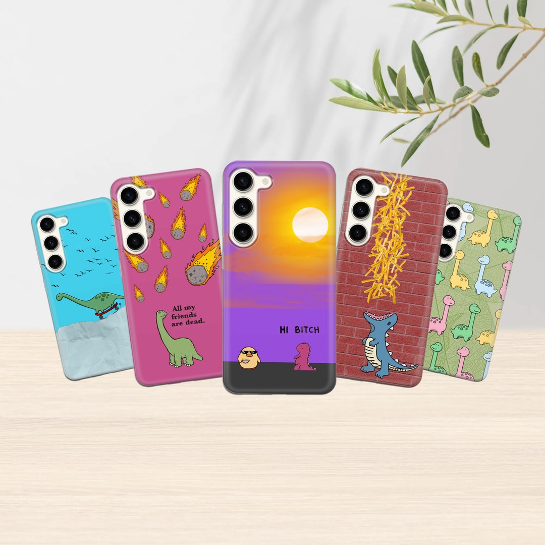 Friendly Dino Phone Case T-rex Roar Cover for Samsung Galaxy S24ultra ...