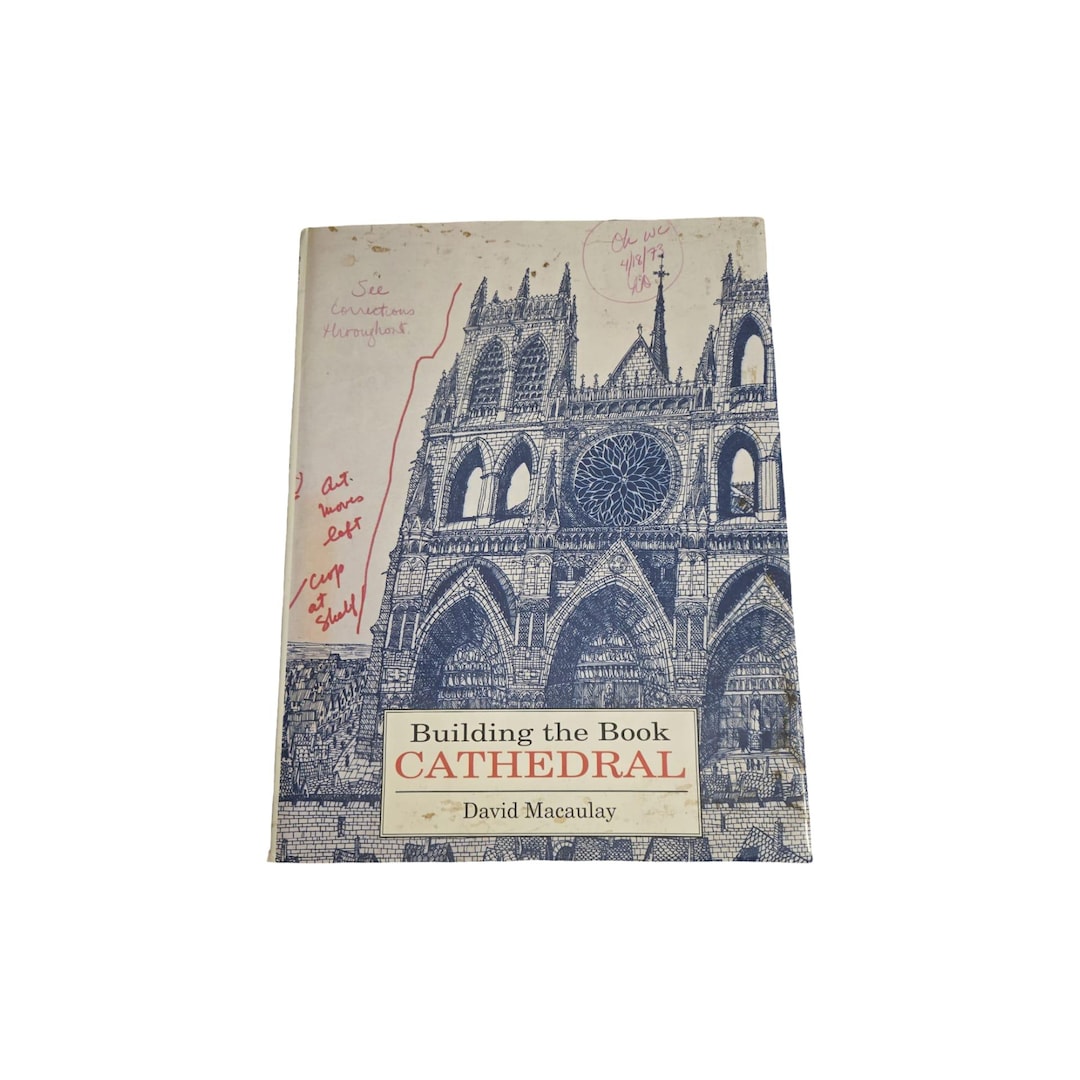 Building the Book CATHEDRAL David MACAULAY - Etsy