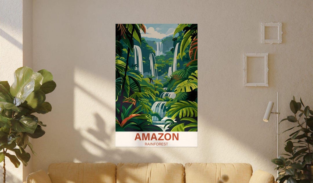 Amazon Rainforest Poster,tropical Wallpaper,tropical Wall Mural ...