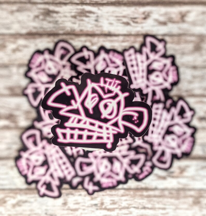 Jinx Arcane Graffiti Monkey Sticker League of Legends - Etsy