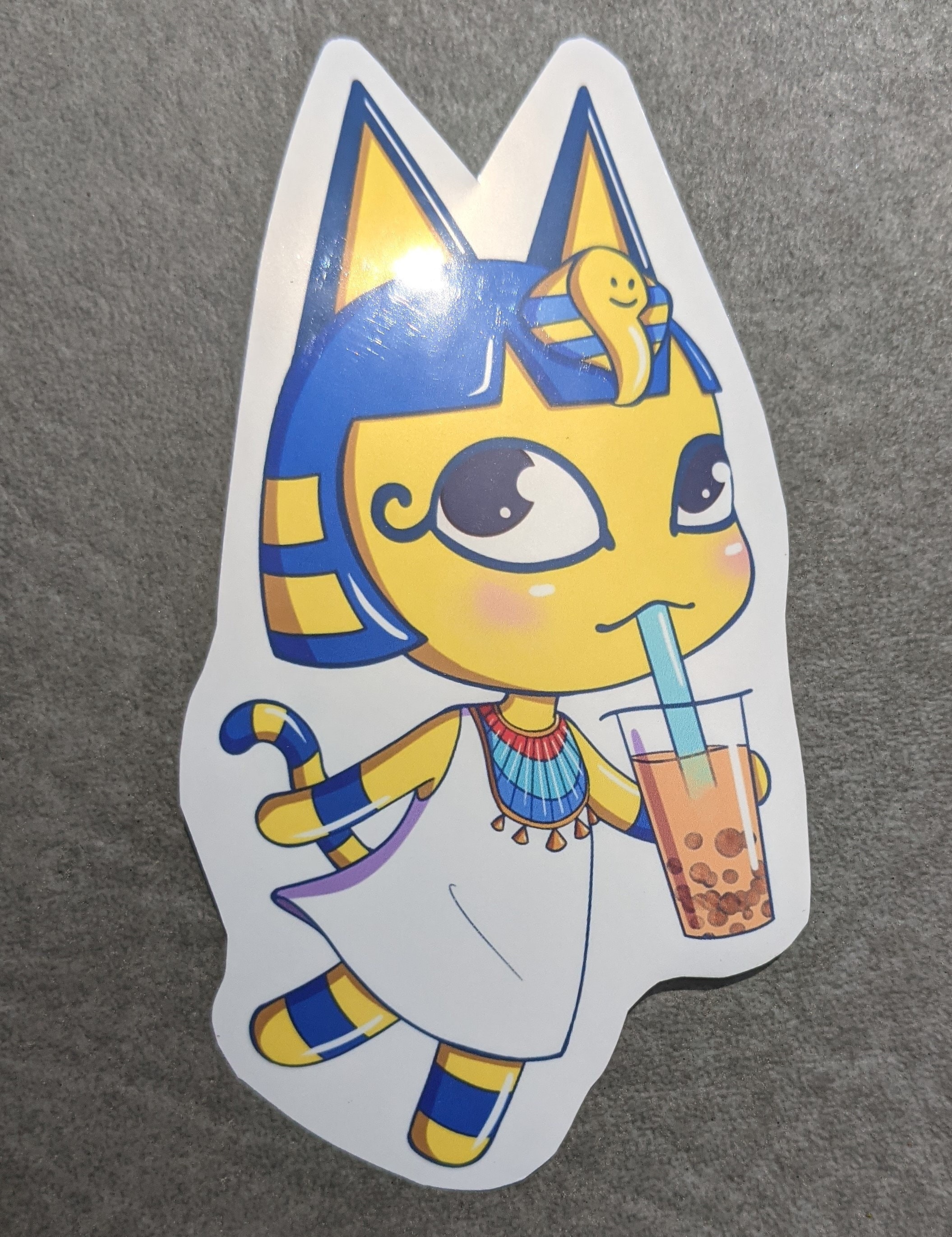 Animal Crossing Ankha Sticker New Horizons Vinyl Sticker - Etsy