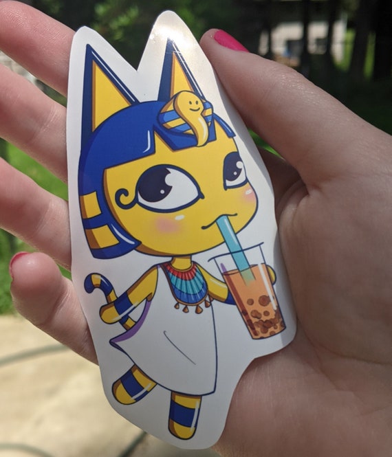 Animal Crossing Ankha Sticker New Horizons Vinyl Sticker - Etsy