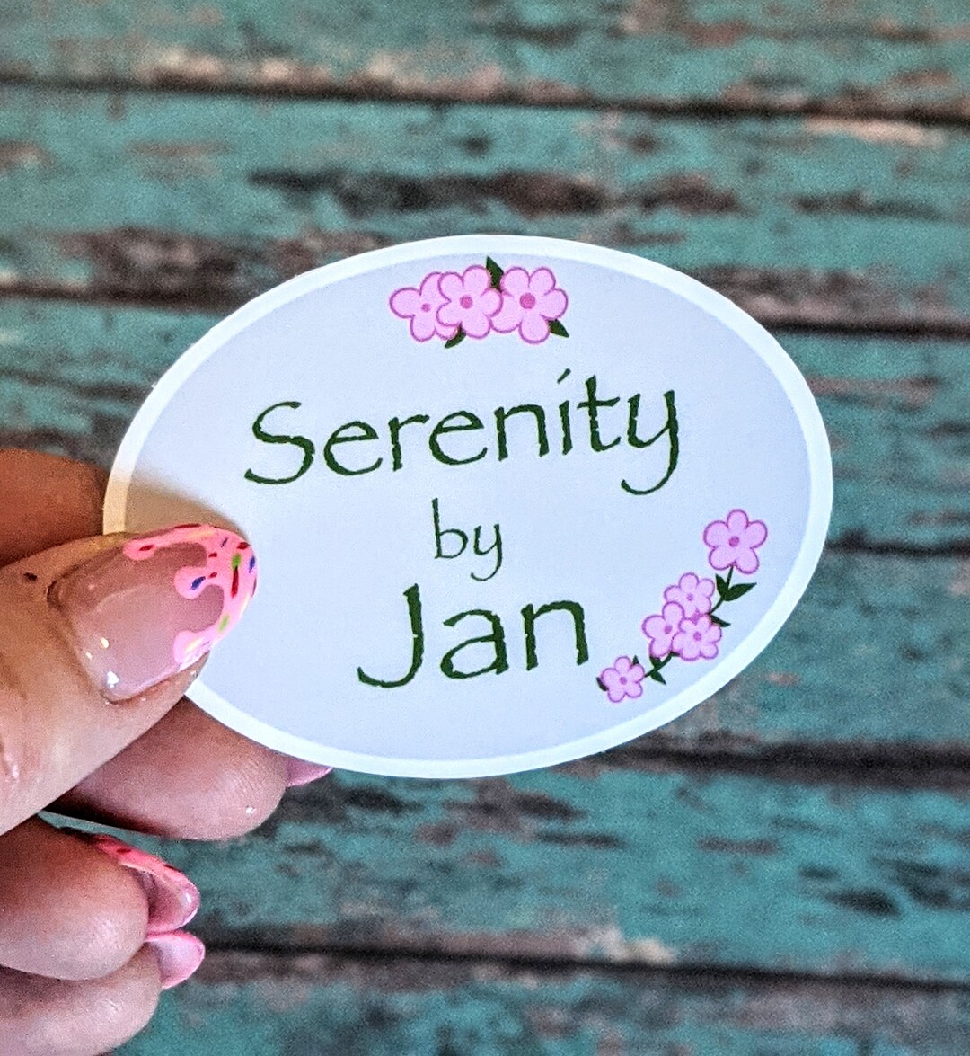 The Office Serenity by Jan Waterproof Sticker | Waterbottle Planner ...