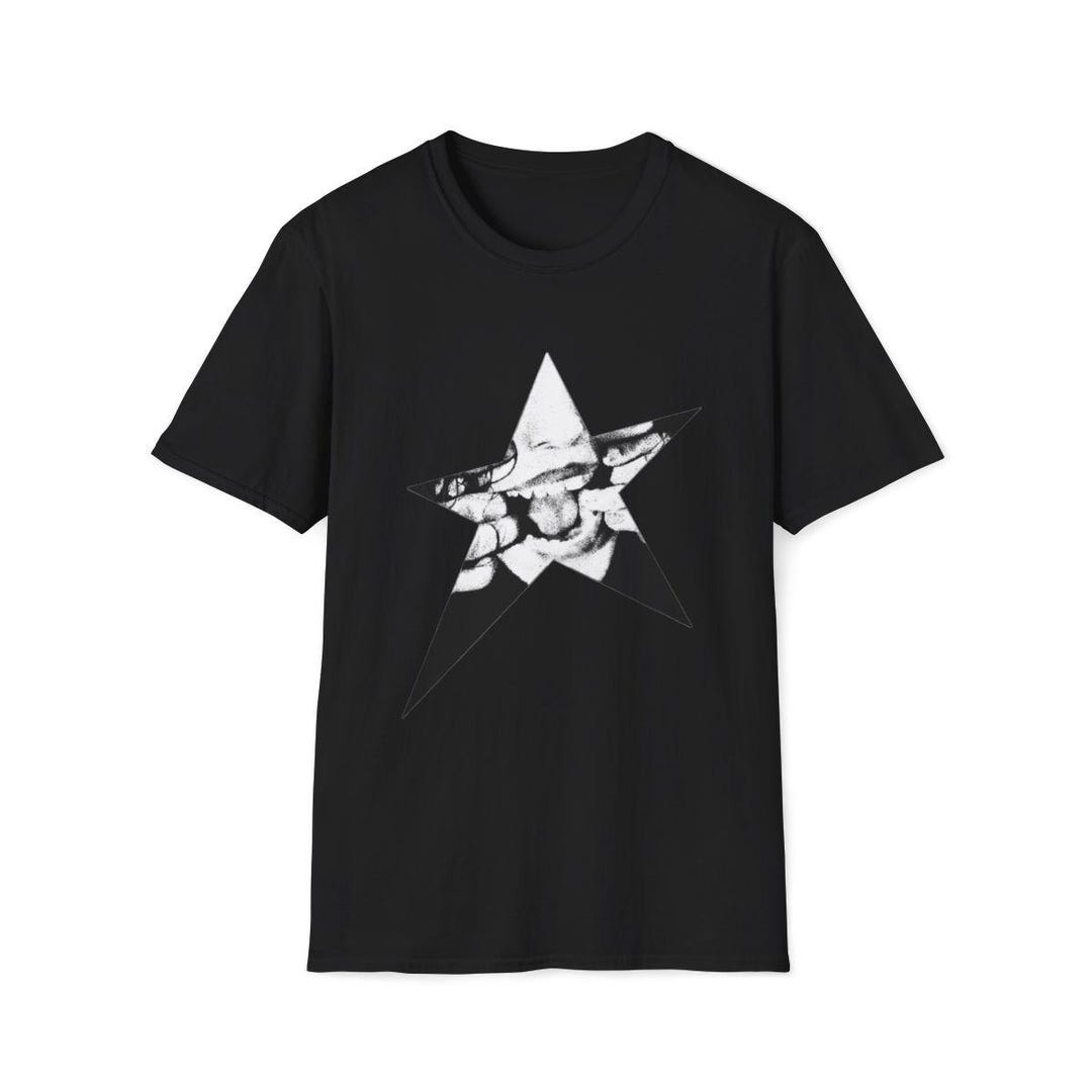 Grunge, Emo, Star, Style, Shirt, Edgy, Black. - Etsy