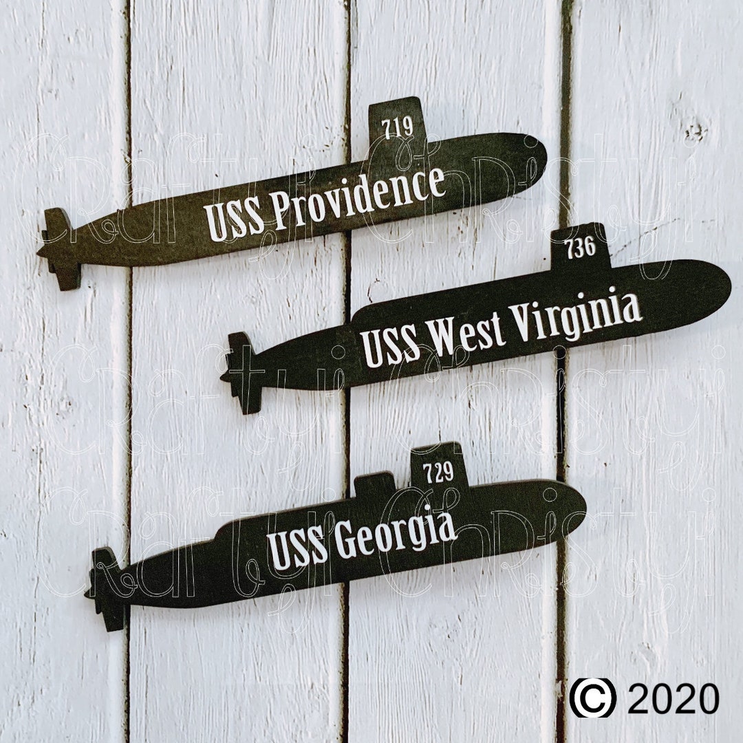 Wooden Submarine Magnet, SSN, SSBN, SSGN - Etsy