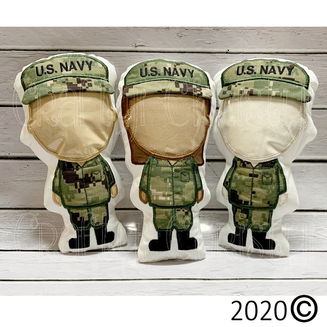Daddy & Mommy U.S. Navy Plush/doll - Deployment Doll - Etsy