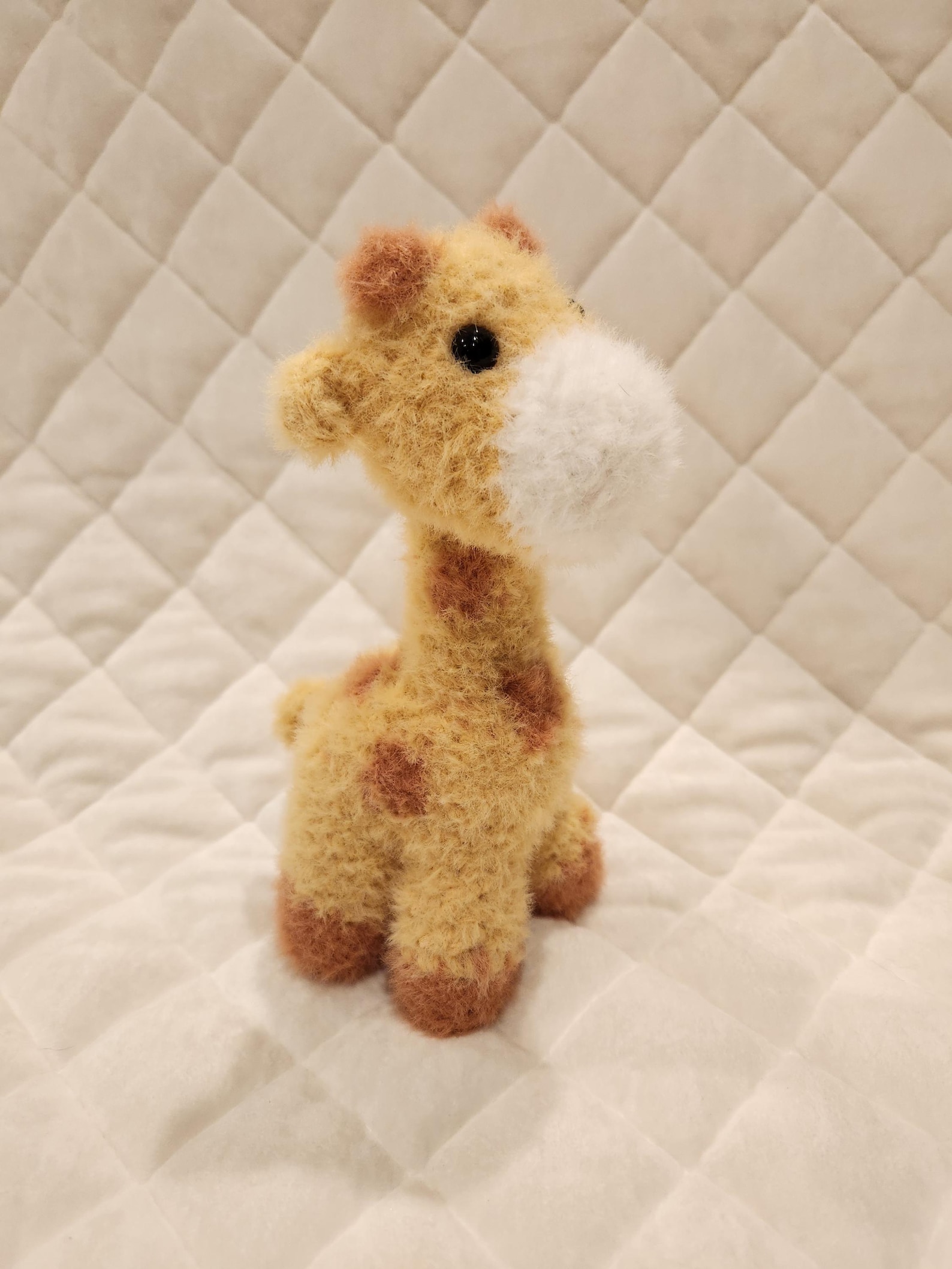 Small Fluffy Crochet Giraffe - Plush Toy - Etsy
