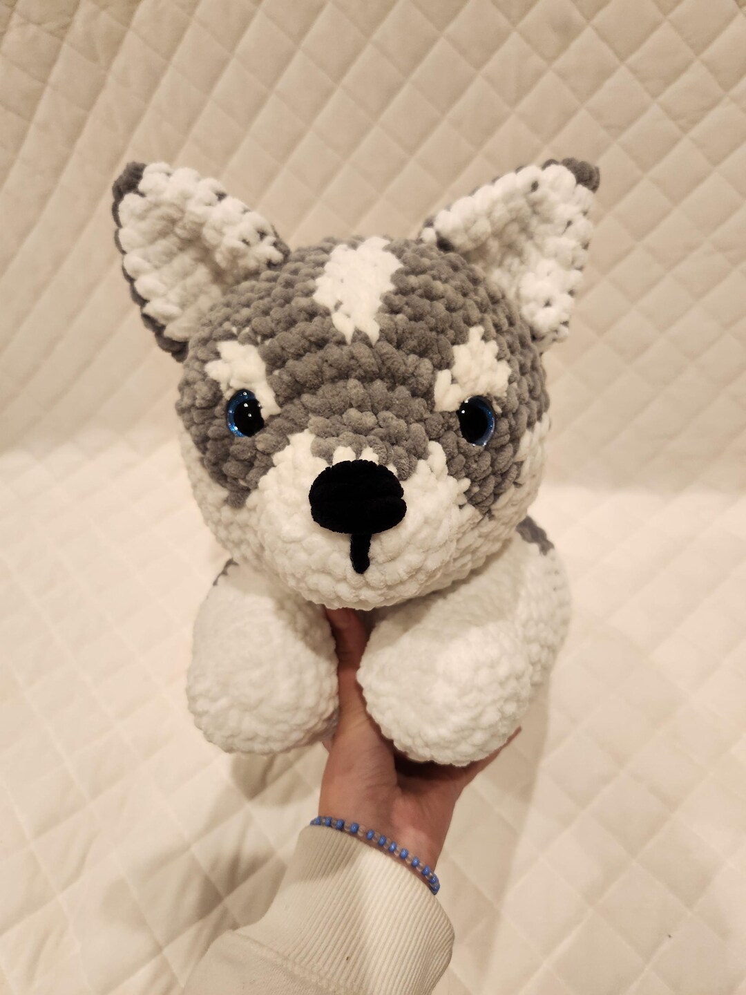 Jumbo Crochet Husky - Crochet Dog - Etsy