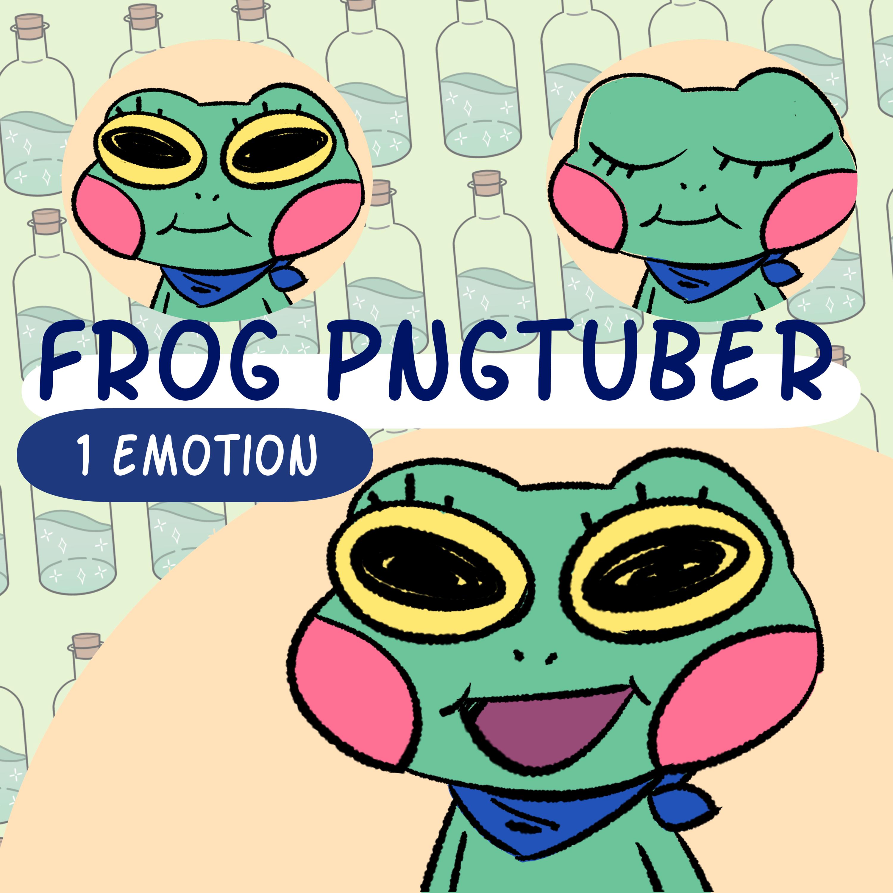 Cute Frog Pngtuber - Etsy