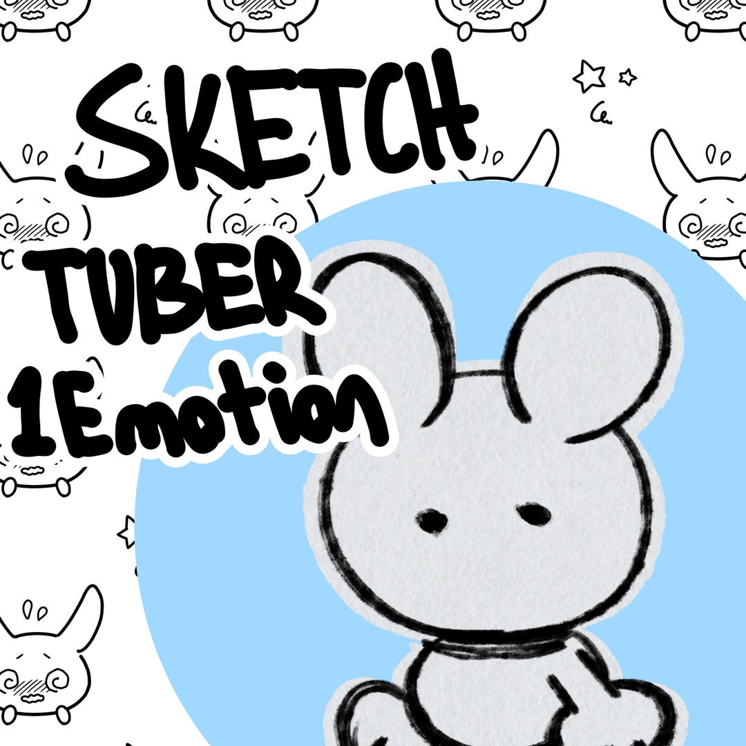 Bunny Pngtuber - Doodle Series - Etsy