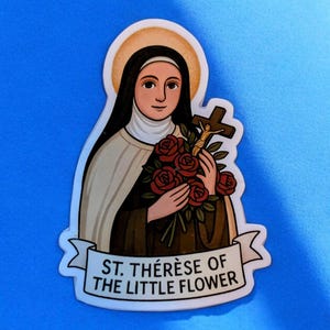 Saint Therese of Lisieux Sticker the Little Flower Catholic Saint ...
