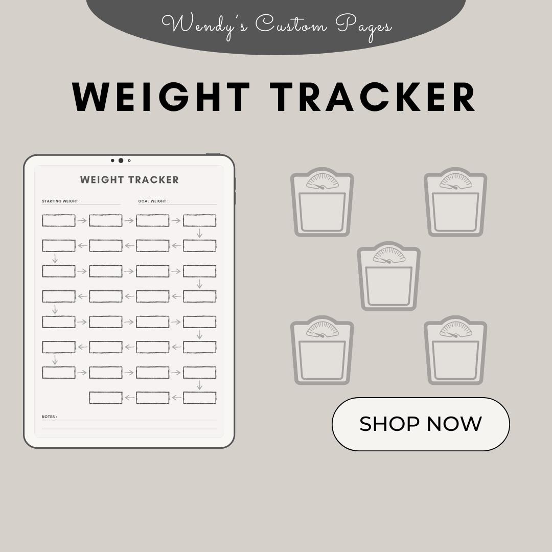Weight Loss Tracker, Weight Loss, Tracker, Minimalist Weight Loss Tracker, Aesthetic Weight Loss ...