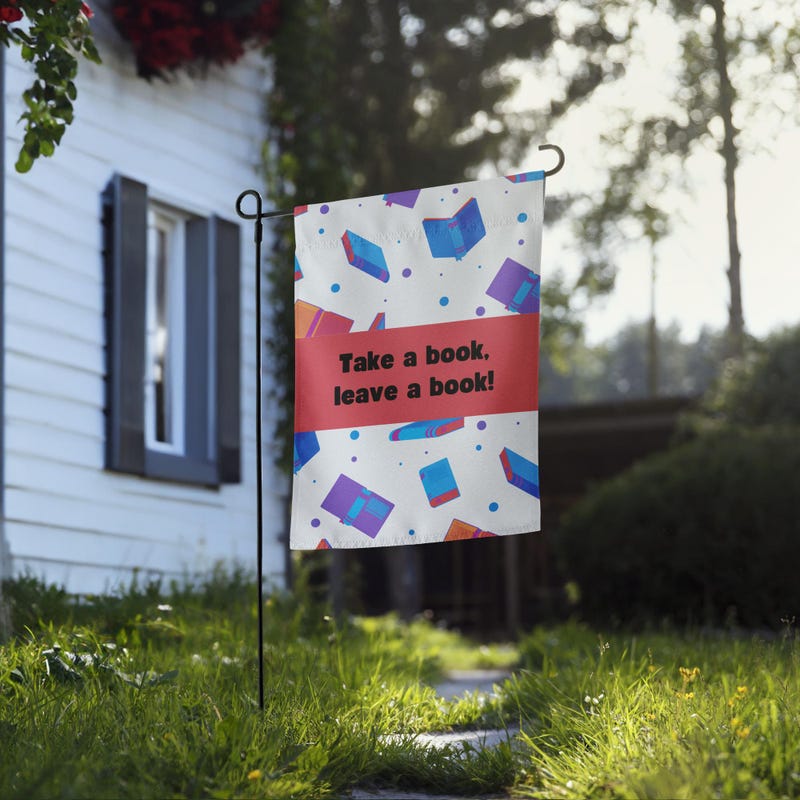 Take a Book Leave a Book Sign - Etsy