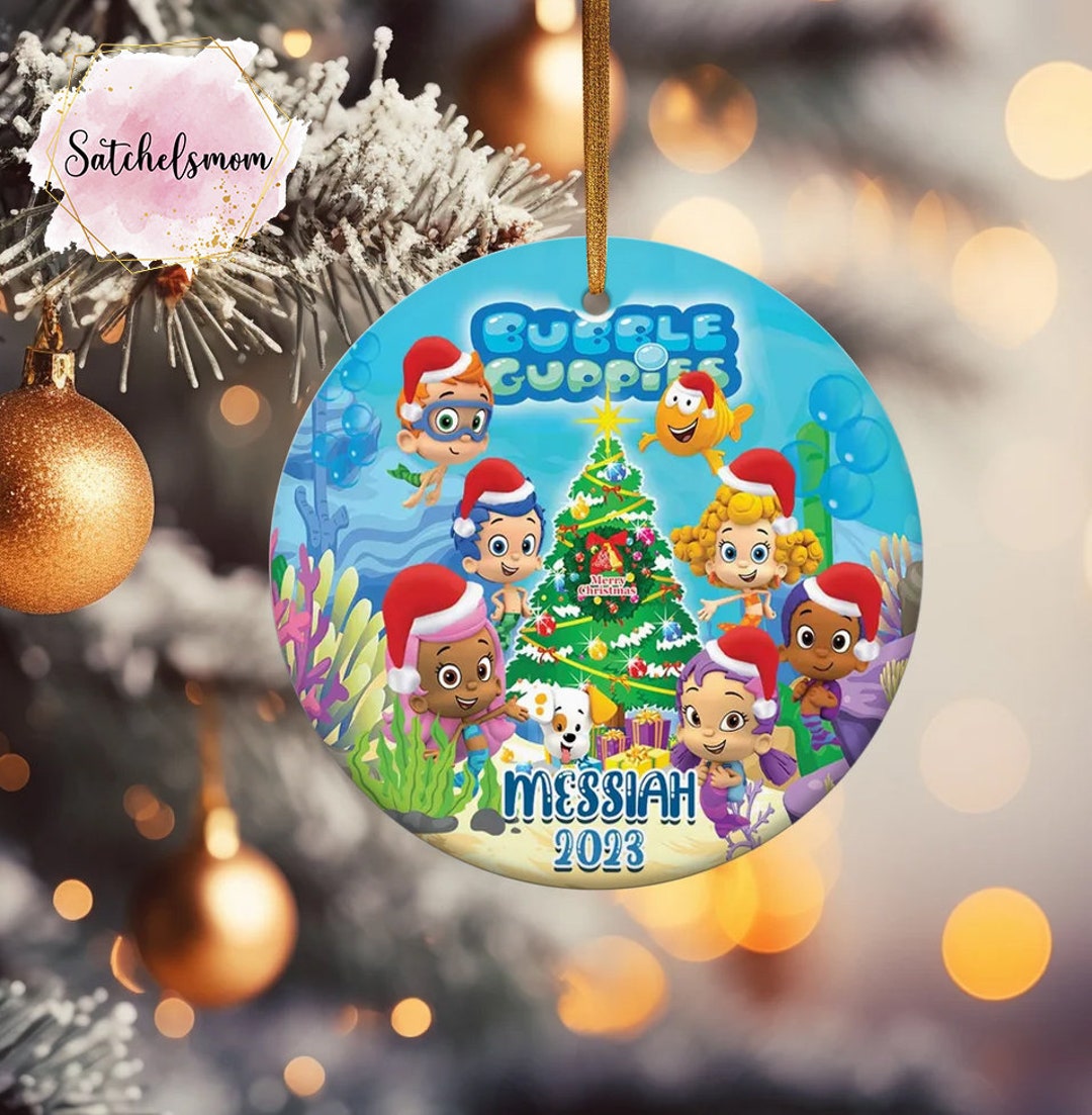 Personalized Bubble Guppies Ornament, Bubble Guppies Christmas Gift for ...