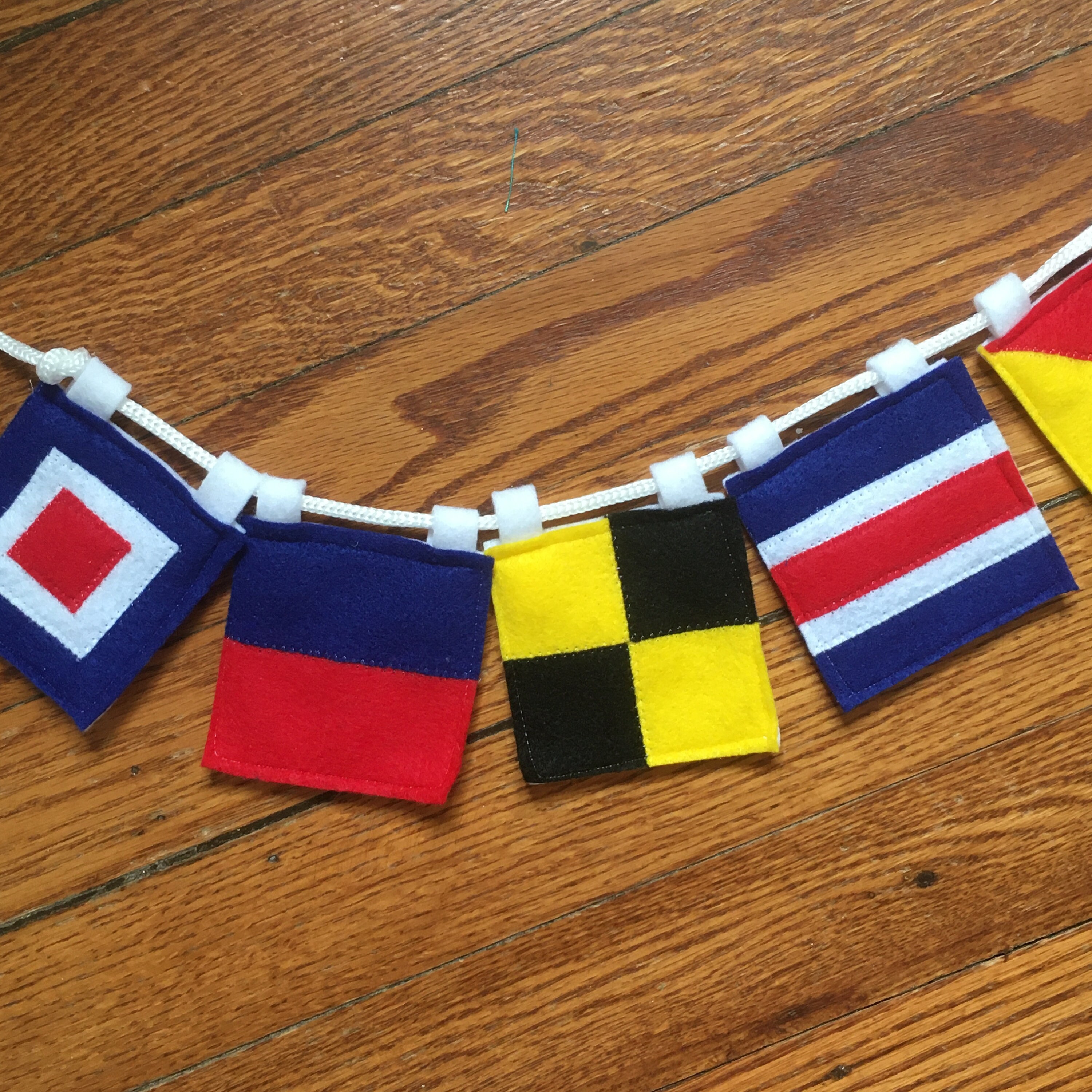 3 International Nautical Code Flags Banner Party Favors | Etsy