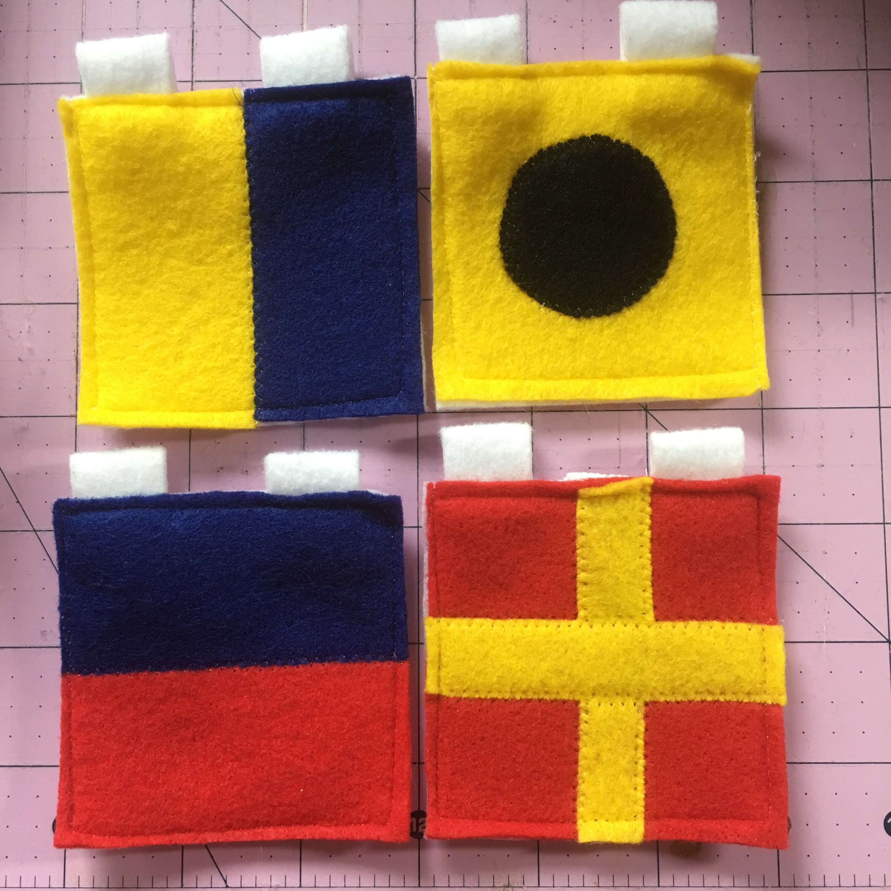 3 International Nautical Code Flags Banner Party Favors | Etsy