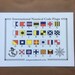 Nautical Flag Stickers Vinyl Peel and Stick 1.5 Square Initials - Etsy