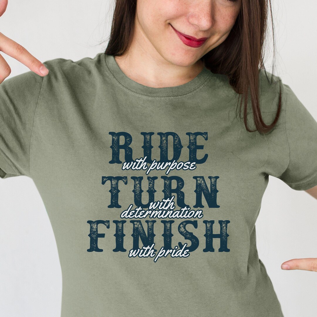 Barrel Racing Shirt for Cowgirls - Rodeo Mom Gift Tee, Determined ...