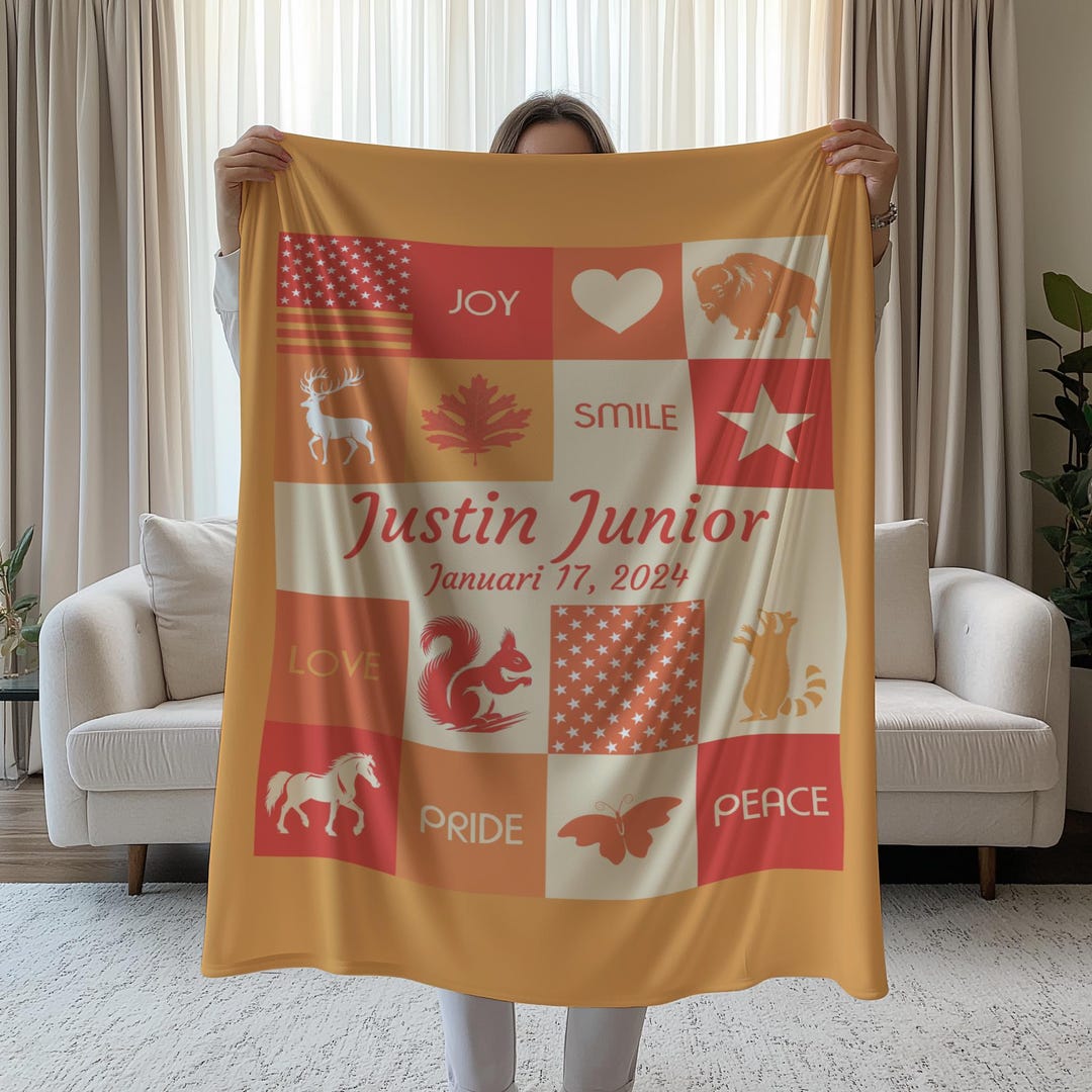 Soft Fleece Baby Blanket, Customs Kids Blanket, Personable Blankets ...