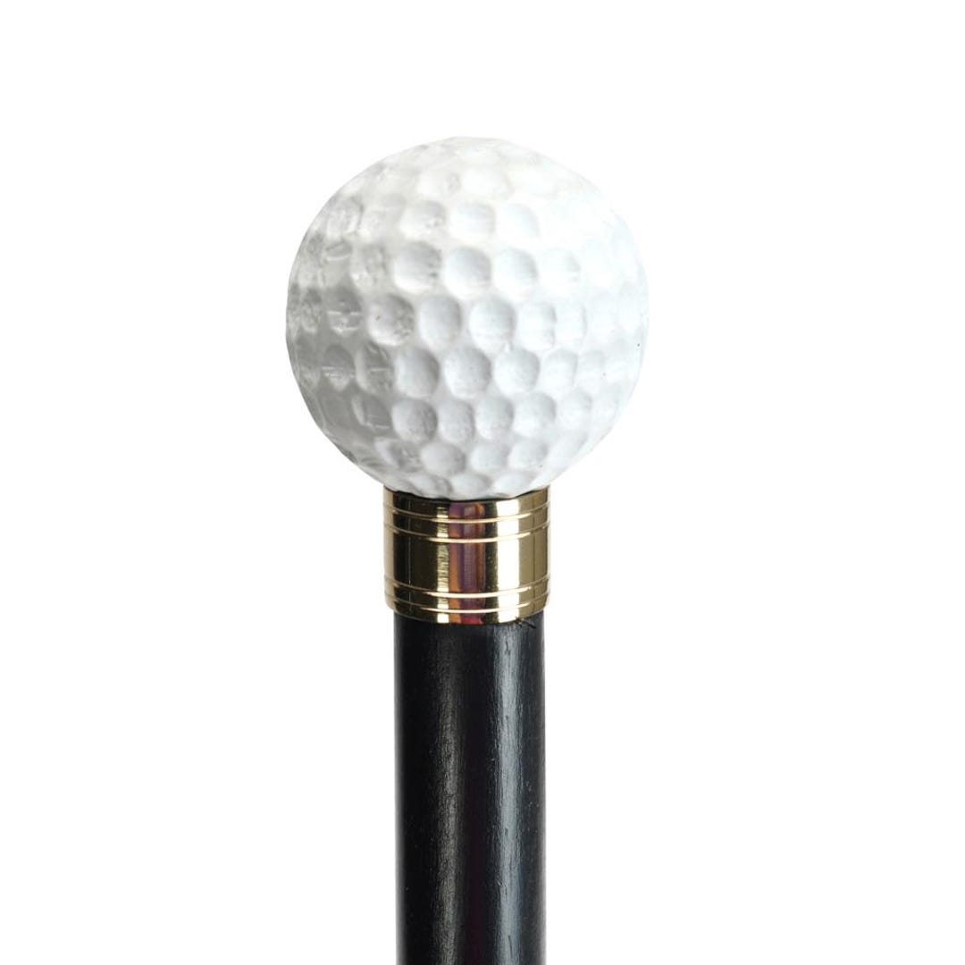 Golf Ball Head Long Shoehorn in Wood and Aluminum, 29″H, Golf Gifts ...
