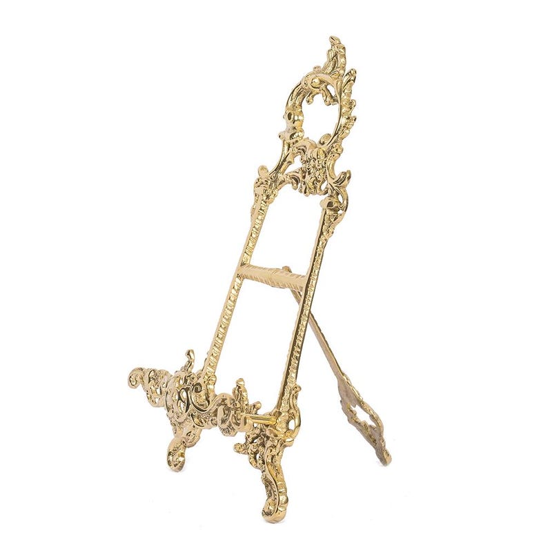 Gold Brass Ornate Tabletop Easel: Rococo Style Display Stand (12"h) - Etsy