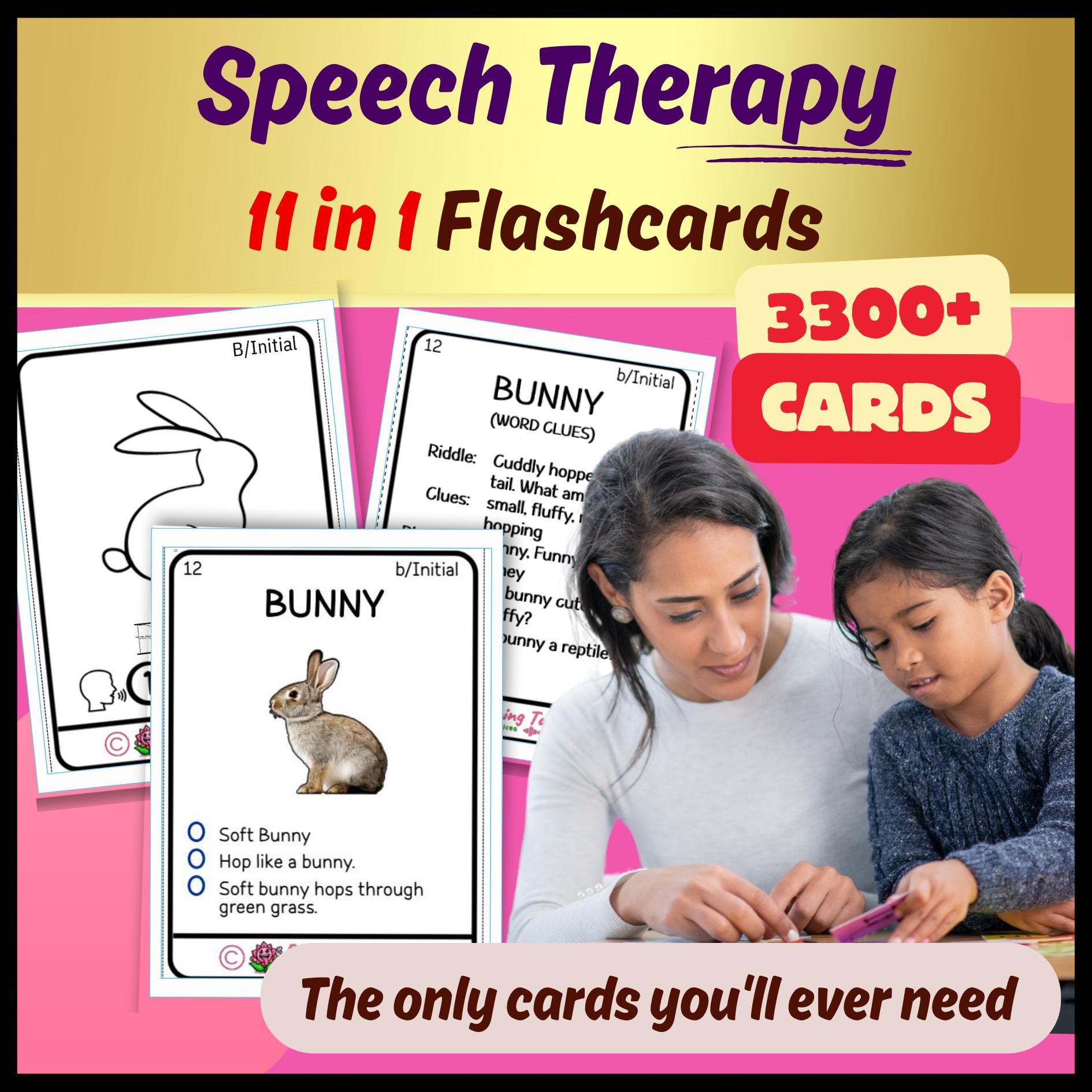 3300+ Speech Therapy Flashcards, Articulation Cards for Toddlers, Kids ...