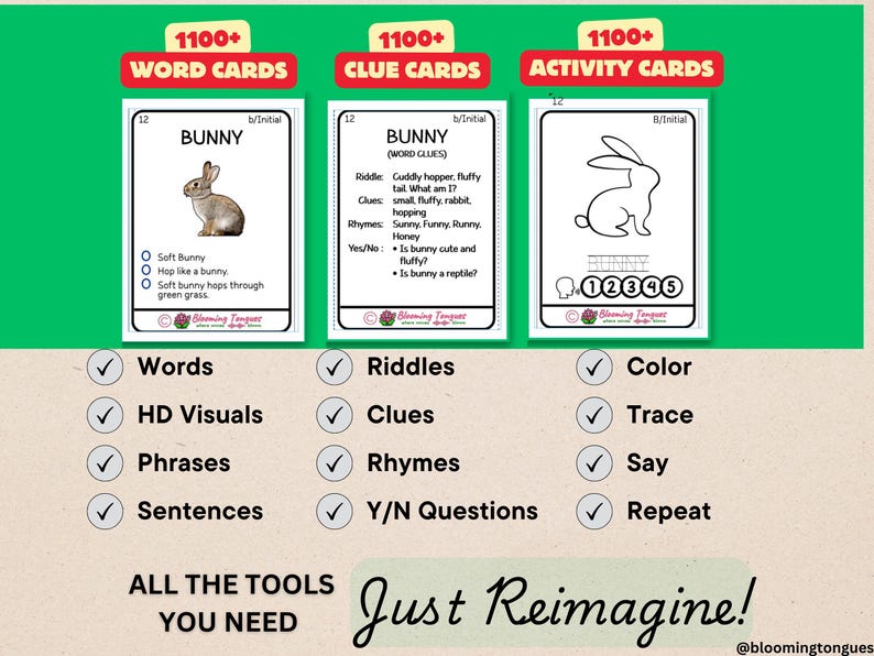 3300+ Speech Therapy Flashcards, Articulation Cards for Toddlers, Kids ...