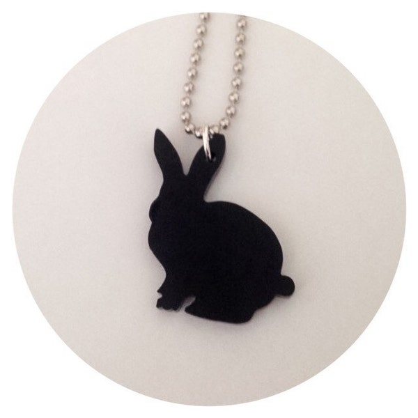 Bunny Necklace - Etsy