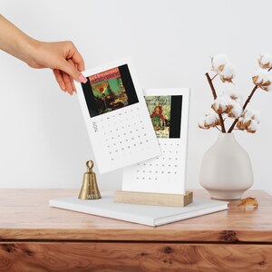 Desk Calendar 2025 Cookbooks Retro Design - Etsy