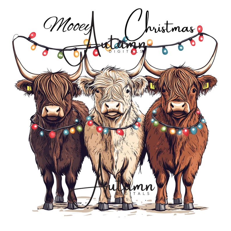 Digital Download Christmas Cow Mooey Christmas, Funny Christmas, Farm ...