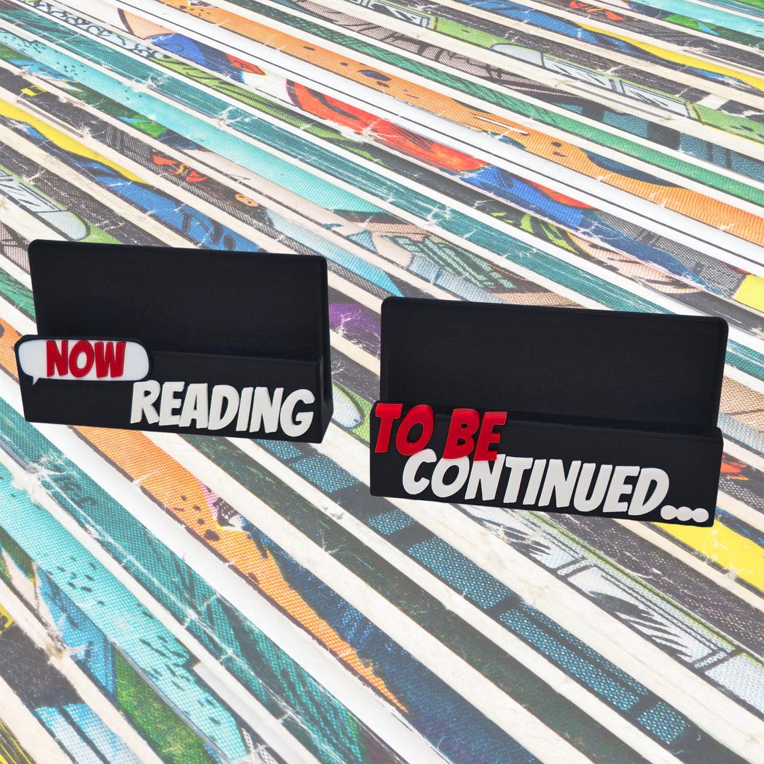 Custom Comic Book Stand - Now Reading / to Be Read and Custom Options ...