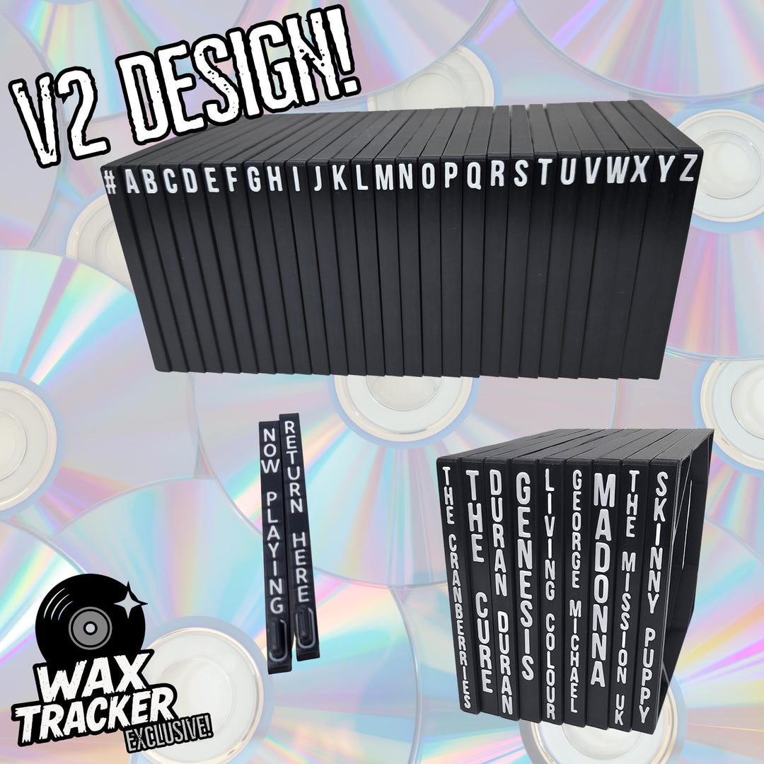 Custom Front Facing CD Dividers – Organize & Elevate Your Collection - Etsy