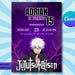 Gojo Satoru Jujutsu Kaisen, Anime Birthday Card Invitations, Editable ...