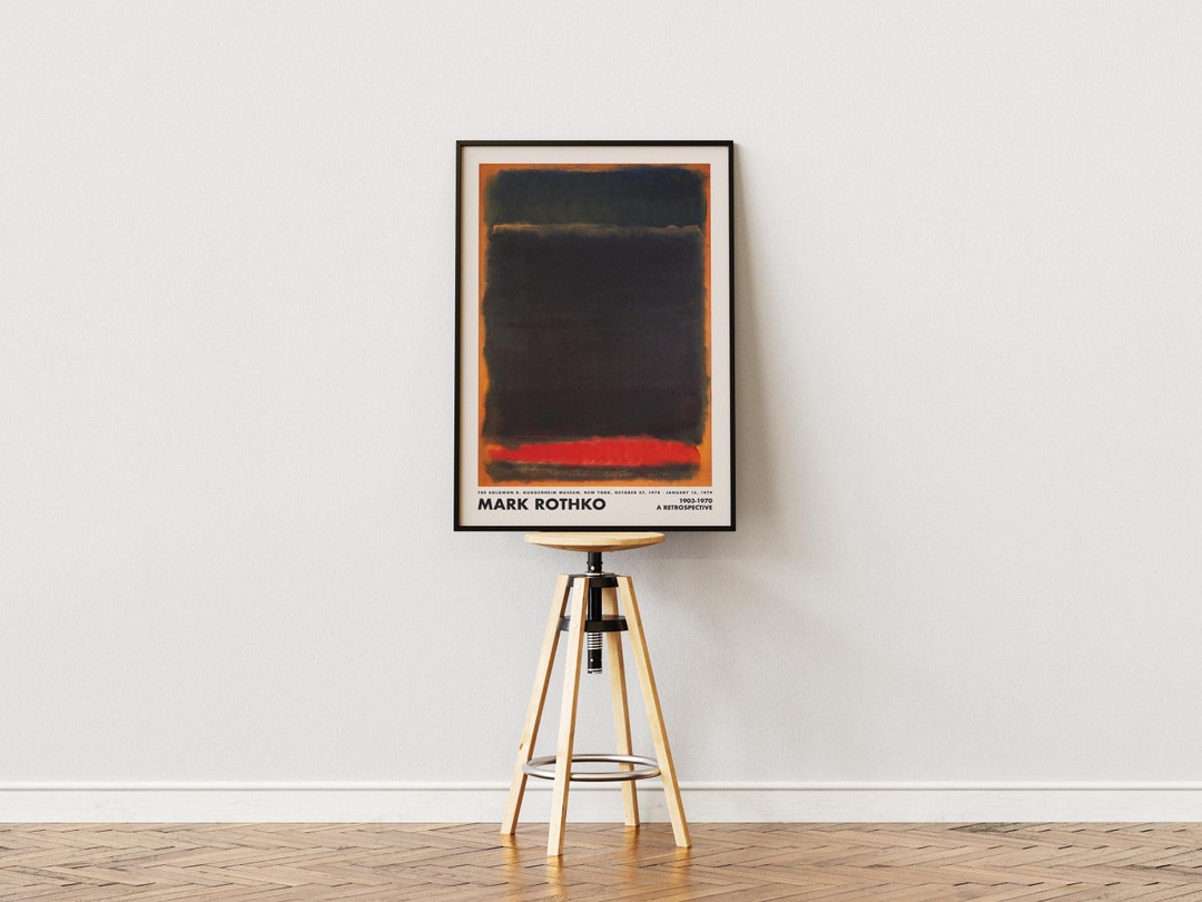 Mark Rothko Print, Mark Rothko Poster, Museum Wall Art, Abstract ...
