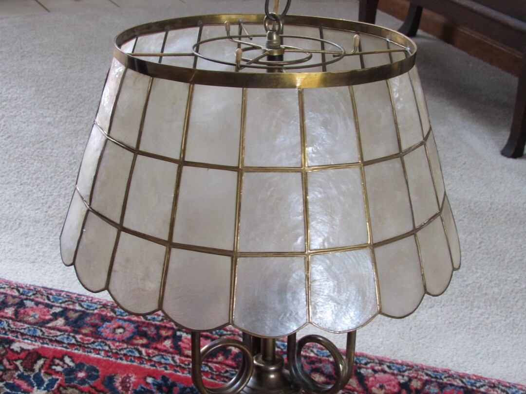 Capiz Lamp Shade, Only Sold With Fixture - Etsy