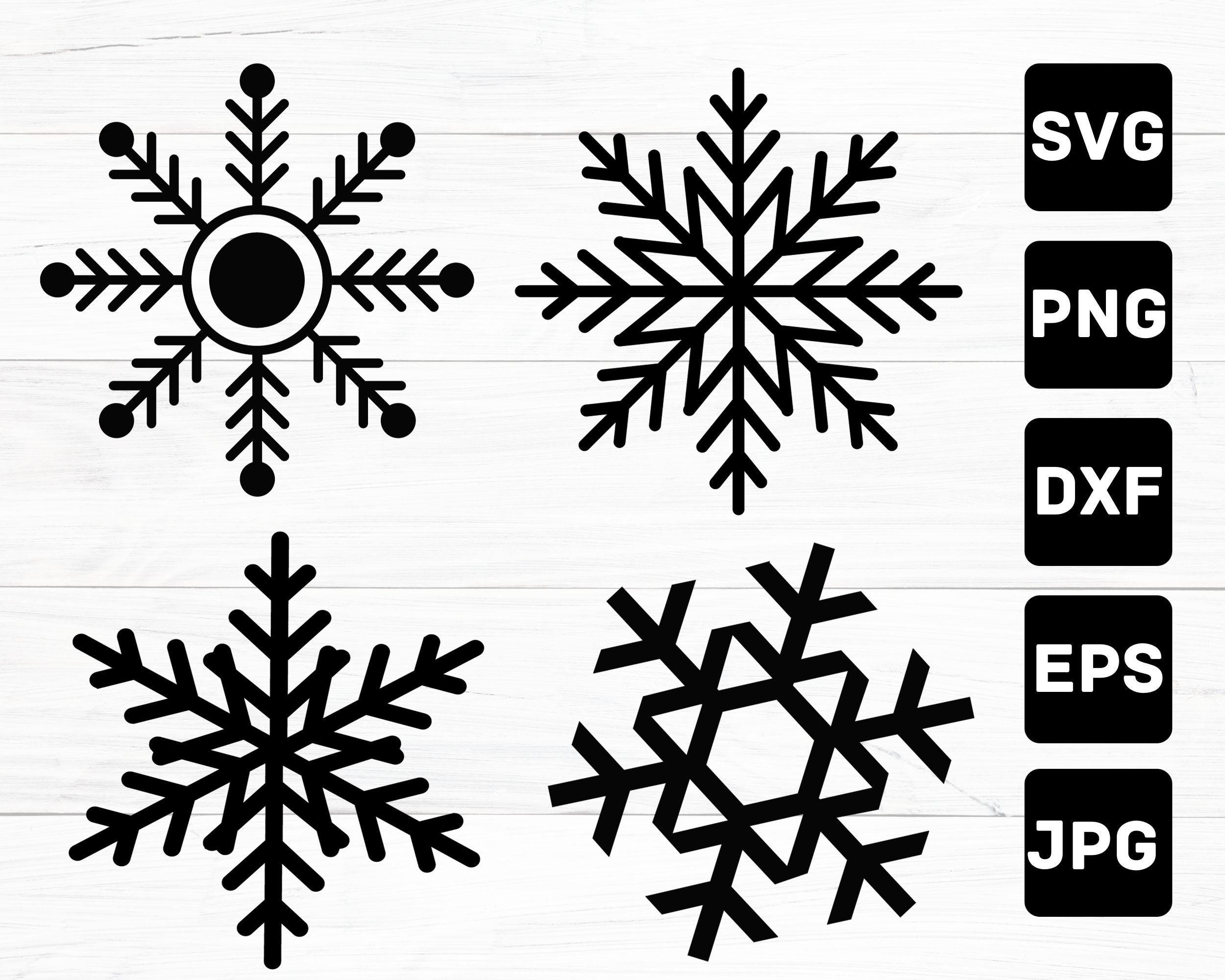 Snowflake Svg, Snowflake Svg Bundle, Snowflake Clipart, Snowflake Cut ...