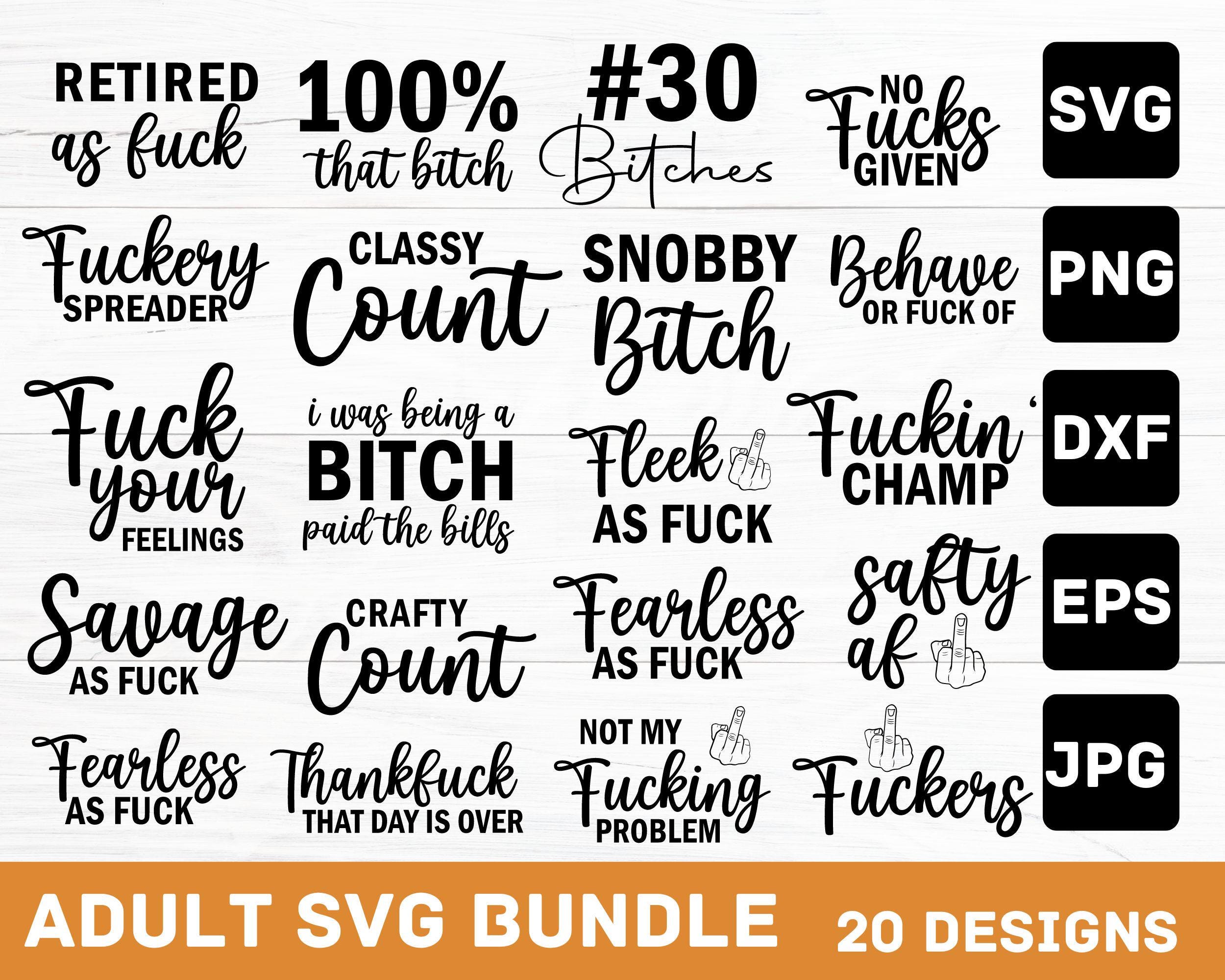 Adult Svg Bundle Funny Adult Bundle Adult Quotes Svg Funny Quotes SVG ...