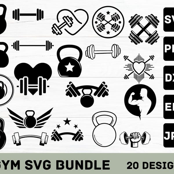 Fitness Svg - Etsy
