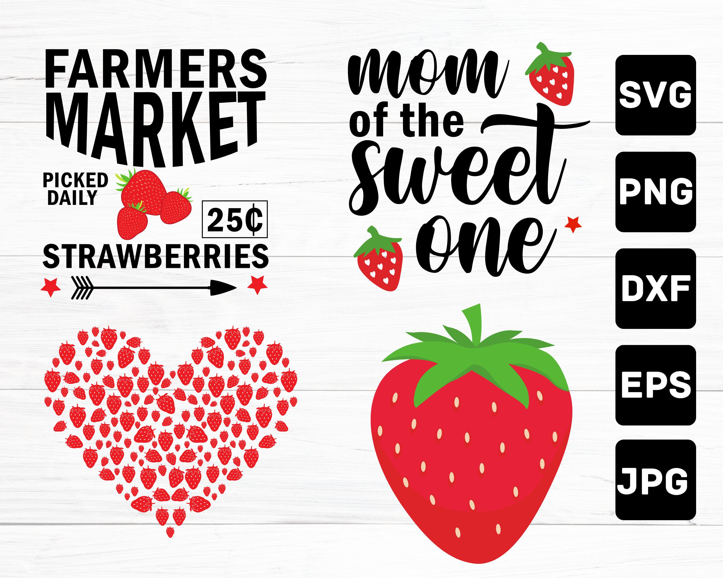 Strawberry, Svg Files, Svg Files for Cricut, Svg Cricut, Svg Images ...