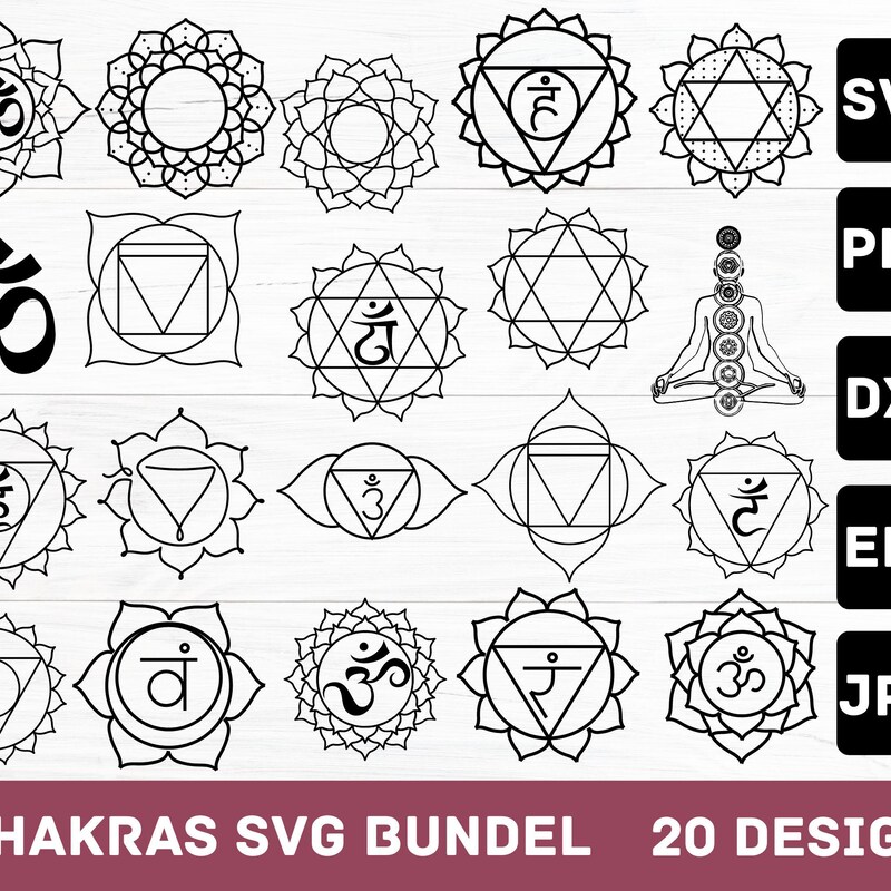 Chakra Svg - Etsy