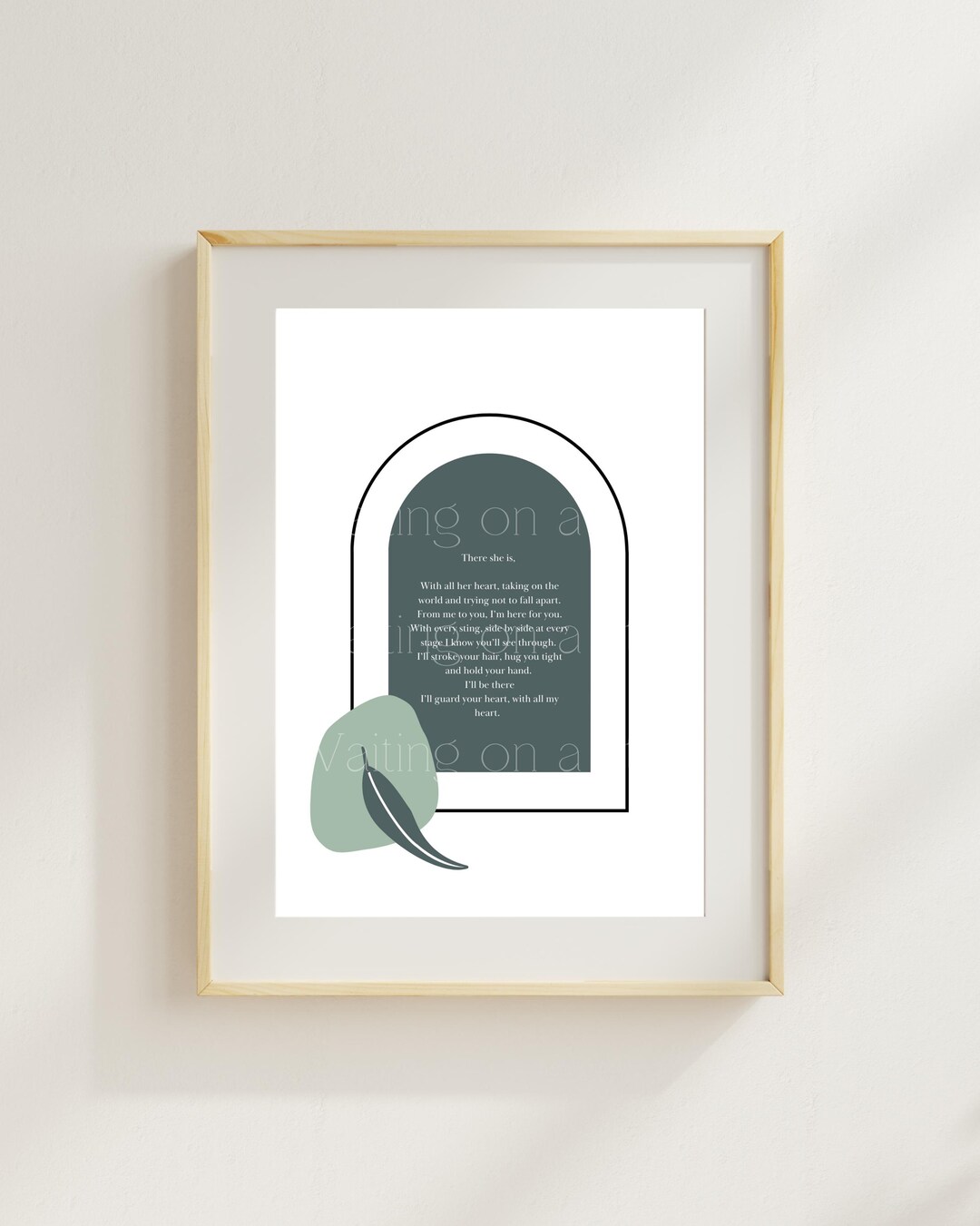 There She Is. Infertility Gift, Printable Art, Infertility Card ...