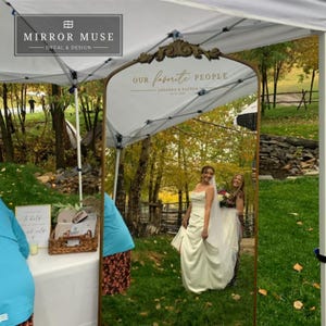 Custom Wedding Mirror Decal: Personalized Names & Date - Etsy